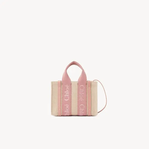 Chloé Mini Woody Tote Bag - Nougat
