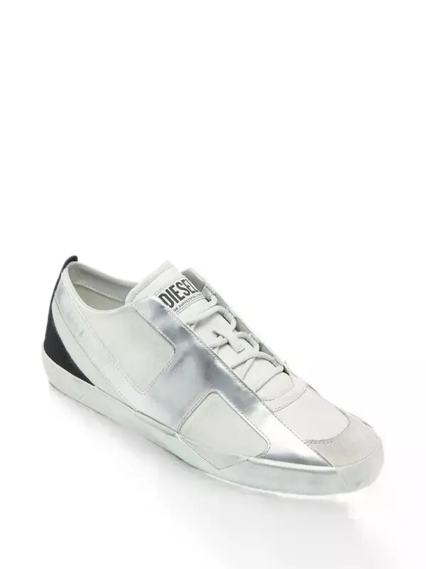DIESEL® S-slante D Leather Low-top Sneakers
