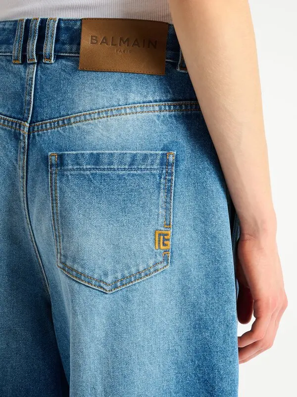 Balmain Barrel-leg Jeans