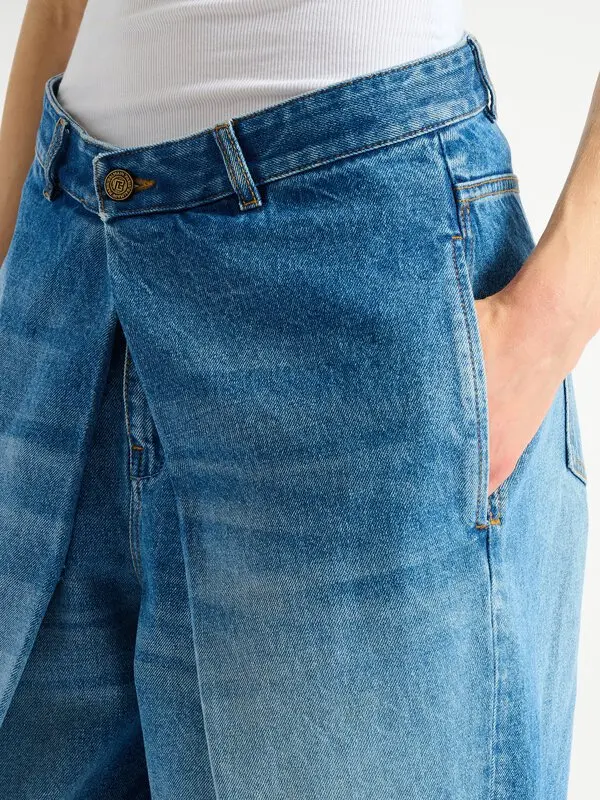 Balmain Barrel-leg Jeans