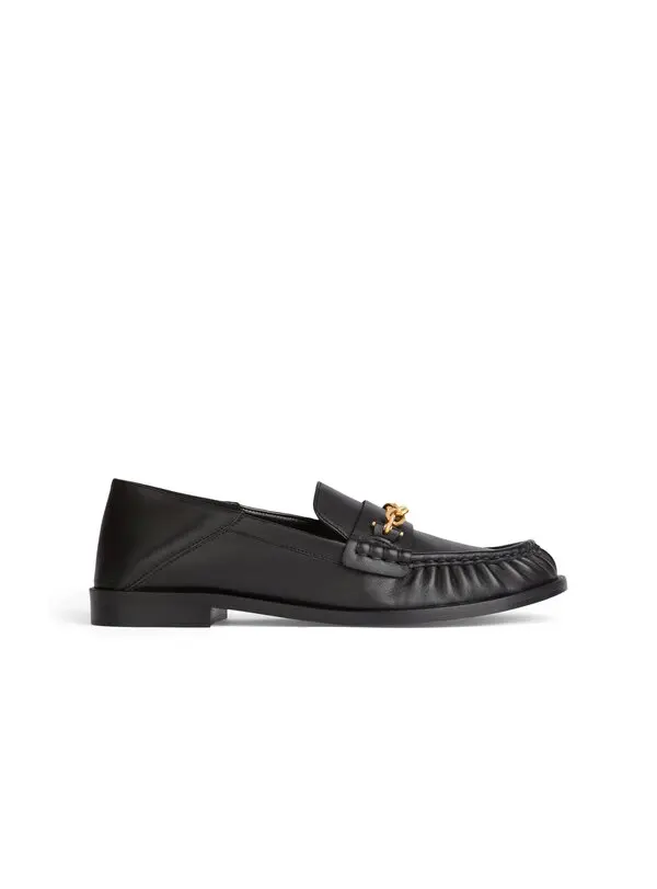 Balmain Sync Smooth Leather Loafers - Black