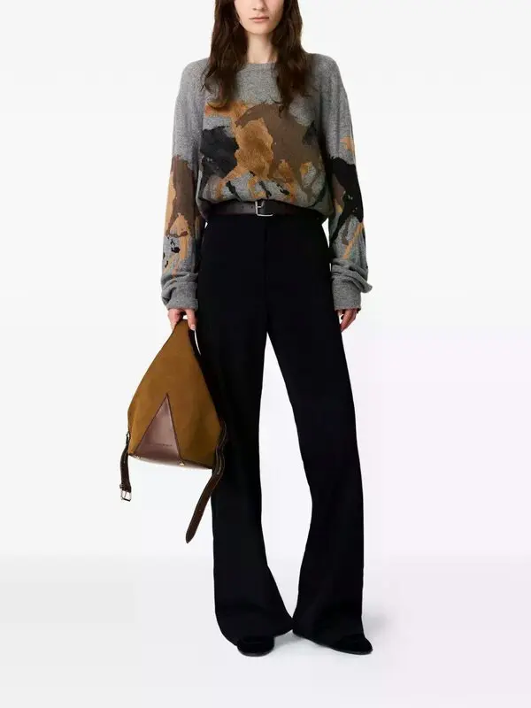 Stella McCartney Horse Intarsia Sweater - Grey