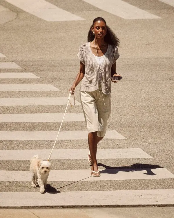Splendid Chloe Long Short - Light Fawn