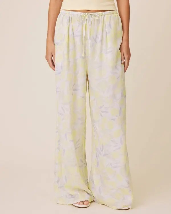 Splendid Lia Lemon Pant - Lemon Print