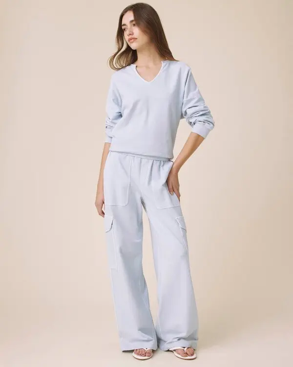 Splendid Alessia Cargo Sweatpant - Light Fawn