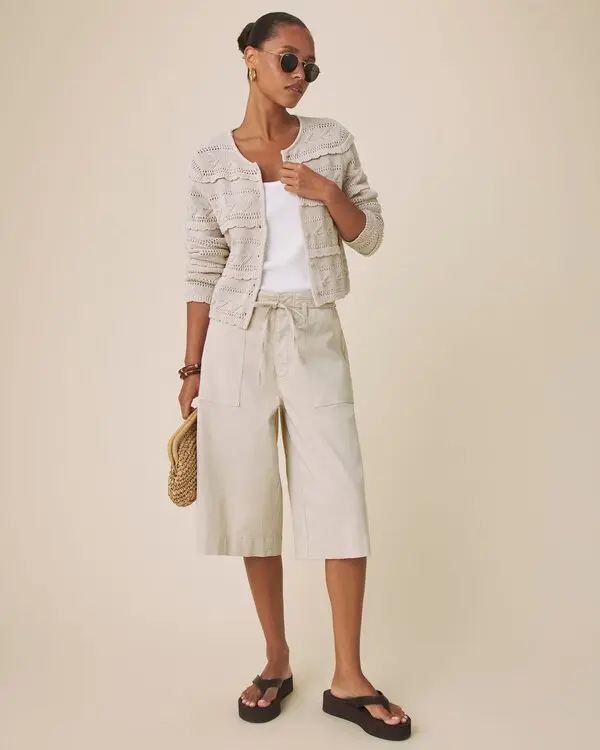 Splendid Giovanna Cardigan - White
