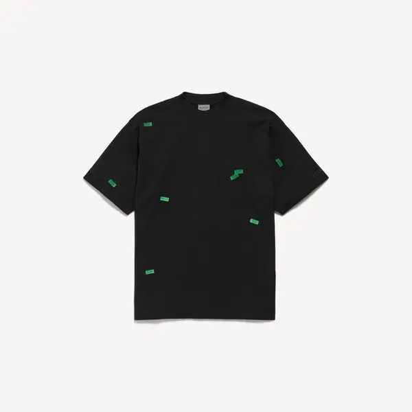 Balenciaga 520 Stickers Medium Fit T-shirt - Black