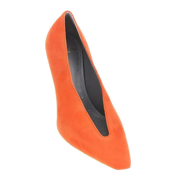 Balenciaga Duchesse' Suede Leather Pumps - Red