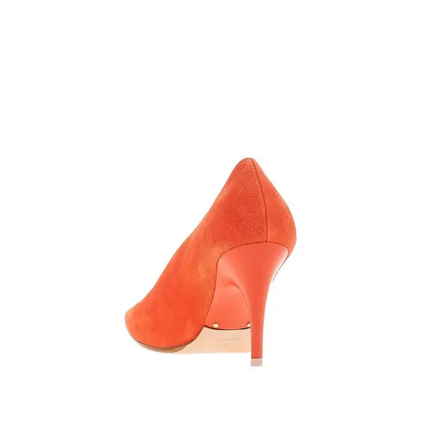 Balenciaga Duchesse' Suede Leather Pumps - Red