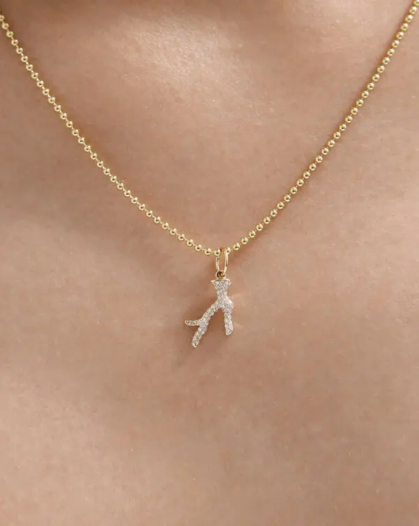 Ring Concierge Diamond Coral Charm