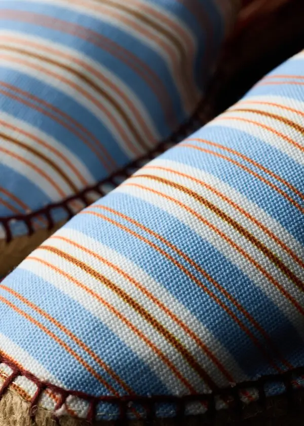Paul Smith Blue And Red 'mix Up Stripe' Espadrilles