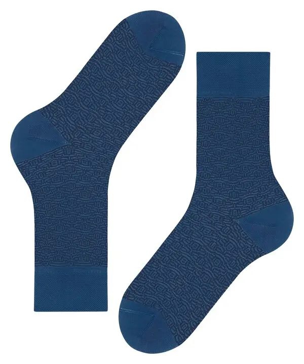 Falke Sensitive Tortoise Patterned Crew Socks