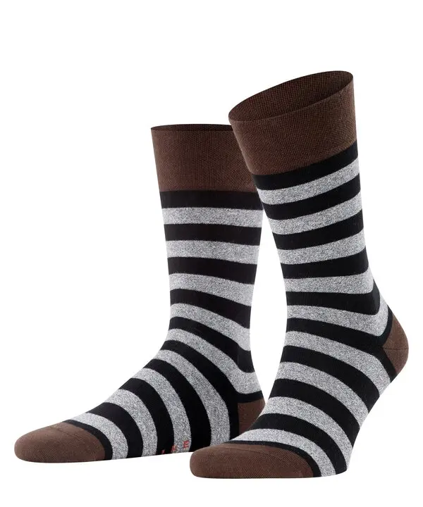 Falke Sensitive Mapped Line Socks - Grey