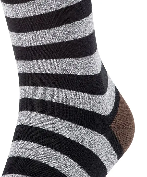 Falke Sensitive Mapped Line Crew Socks - Grey