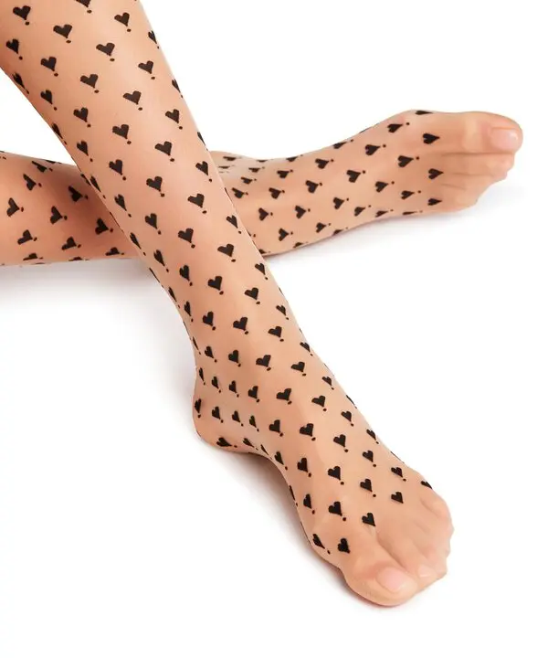 Falke Darling 15 Den Heart Patterned Tights