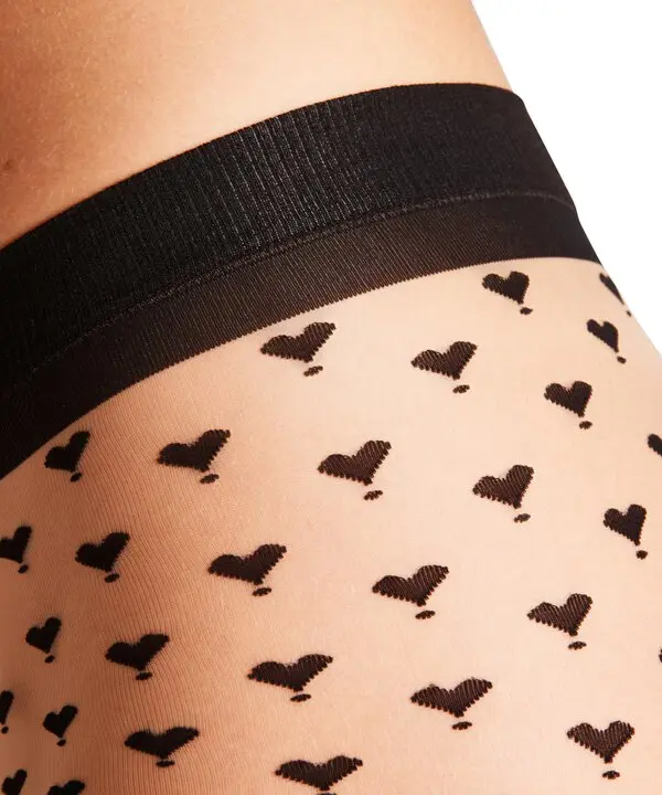 Falke Darling 15 Den Heart Patterned Tights
