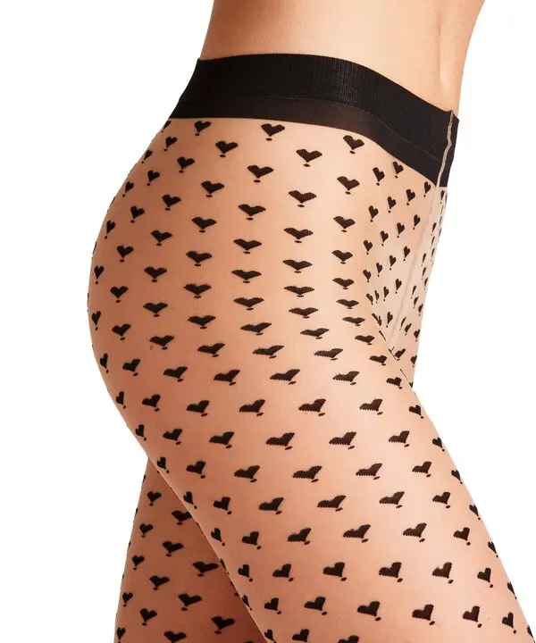 Falke Darling 15 Den Heart Patterned Tights
