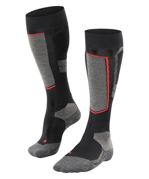 Falke Sk4 Advanced Wool Skiing Knee-high Socks - Black