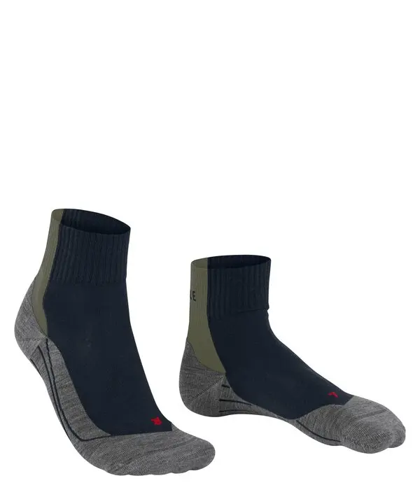 Falke Tk5 Wander Cool Short Trekking Socks - Blue