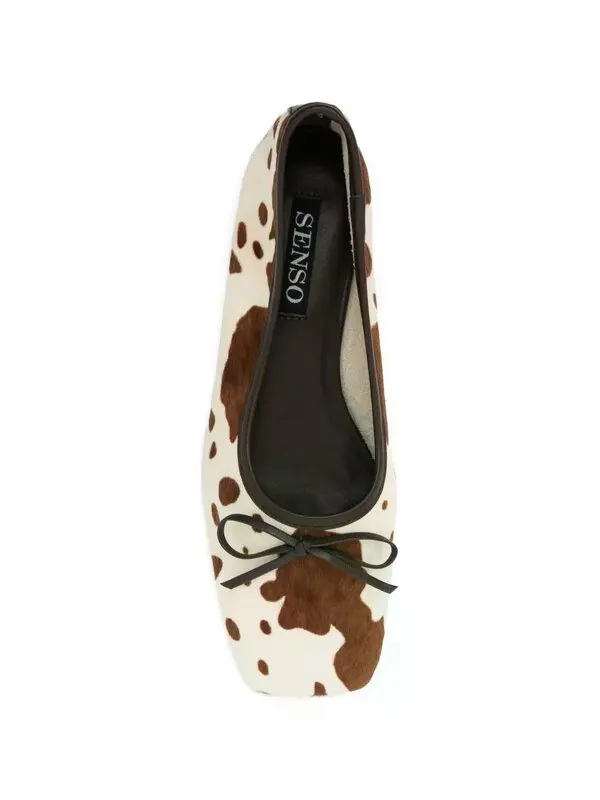 Senso Becca Vi Cow Print Ballet Flats