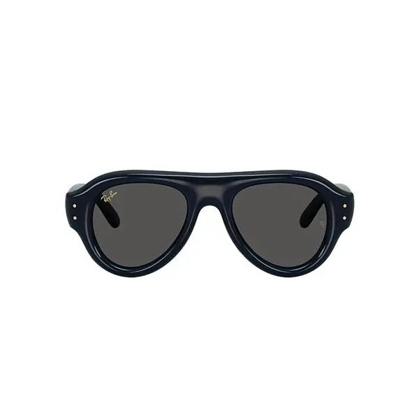 Ray-ban Aviator Puffer Sunglasses - Transparent Dark Blue