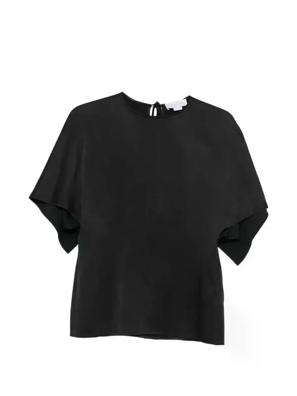Stella McCartney Cape Sleeve Tie Fastening Top