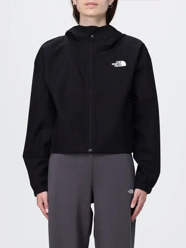 The North Face Synthetic Fibre Windbreaker Jacket - Black