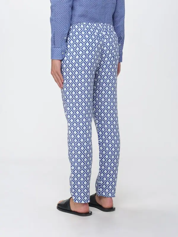 PENINSULA SWIMWEAR Diamond Print Trousers - Blue