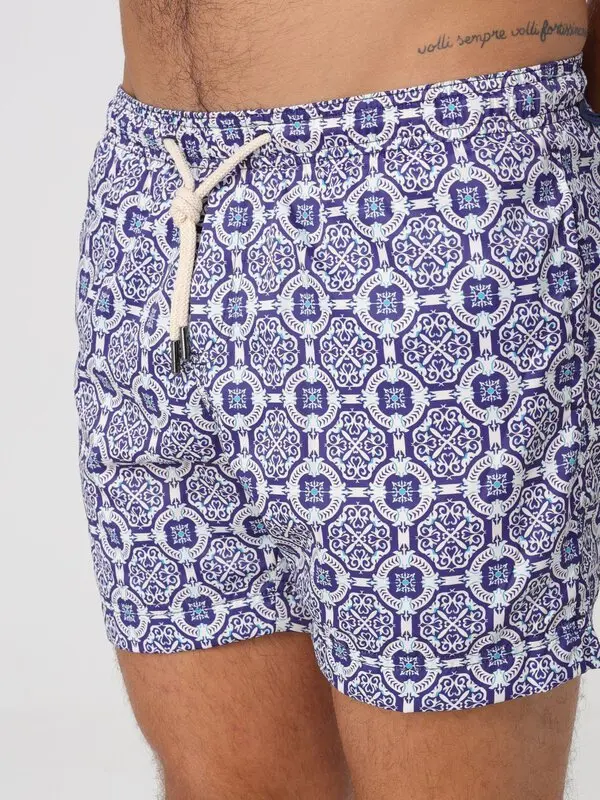 PENINSULA SWIMWEAR Swimsuit With Geometric Print - Indigo