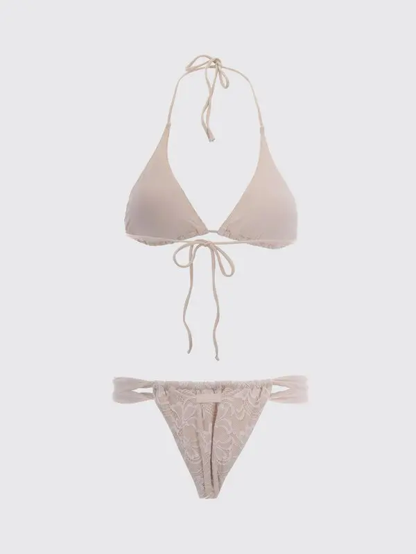 MC2 SAINT BARTH Lace Bikini Set - Nude