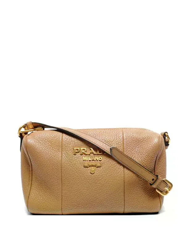 Prada Vitello Logo Shoulder Bag