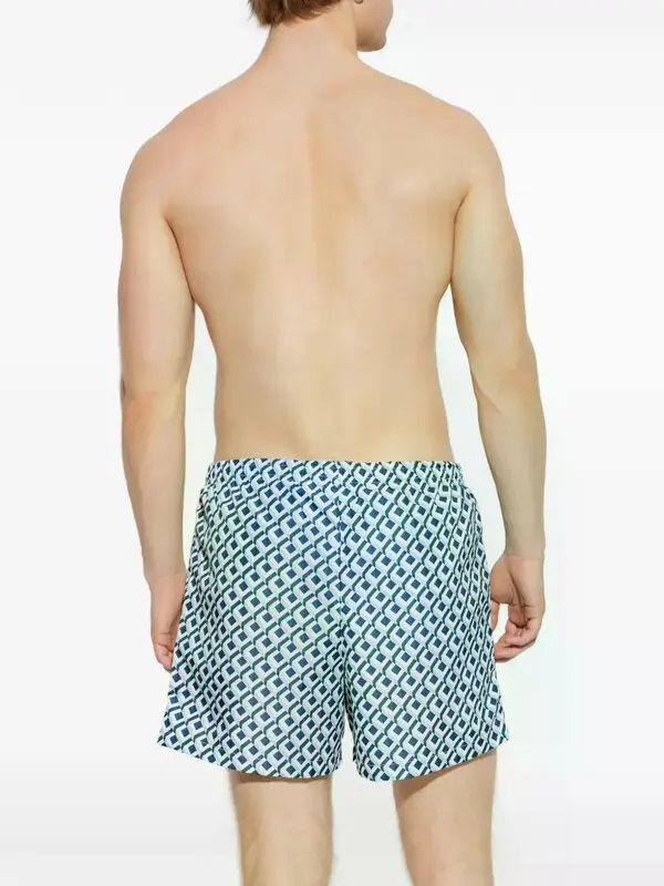 Casablanca Cubist Cc Monogram Swim Shorts