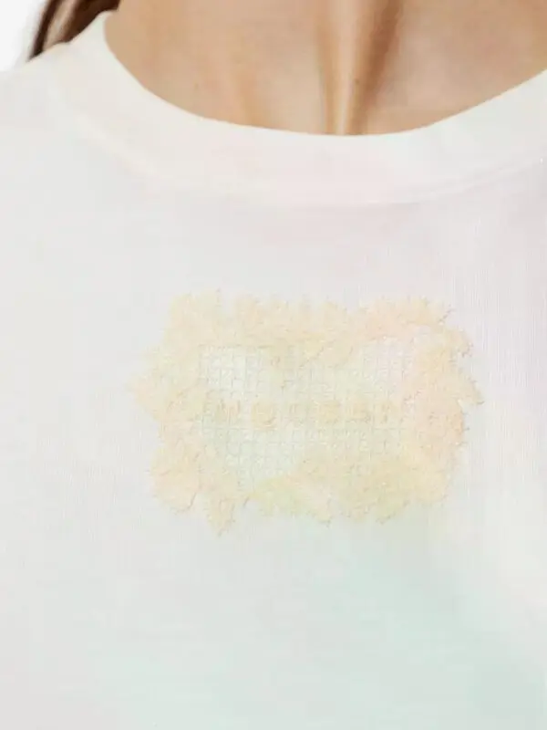 Alexander McQueen Cotton Jersey Logo Patch T-shirt