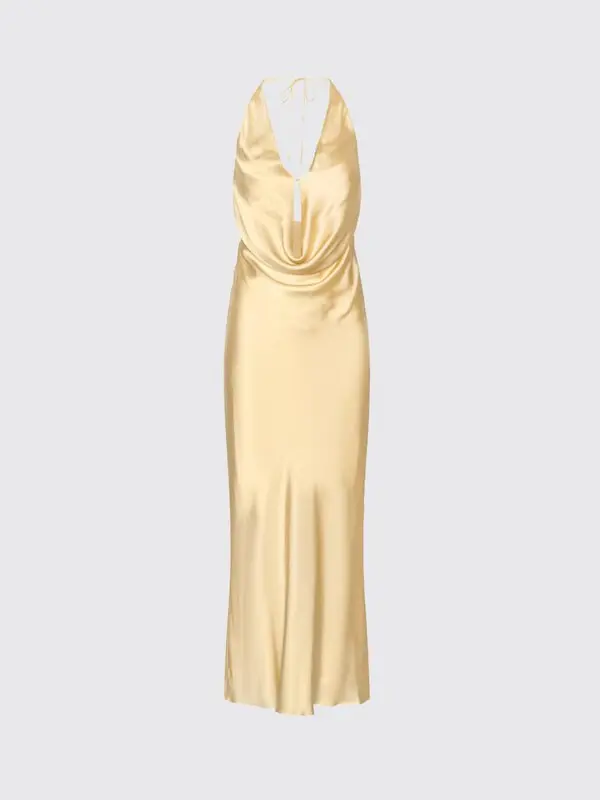 ROTATE BY BIRGER CHRISTENSEN Recycled Polyester Satin Ceremony Dress