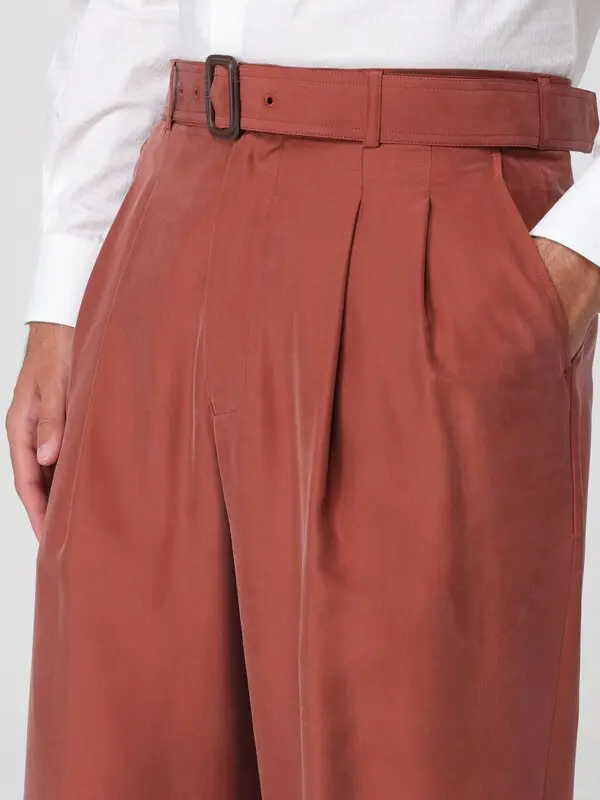 Emporio Armani Wide-leg Belted Trousers