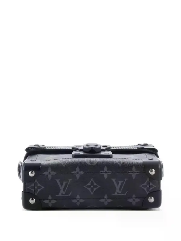 LOUIS VUITTON Soul Trunk Monogram Eclipse Canvas Shoulder Bag - Black