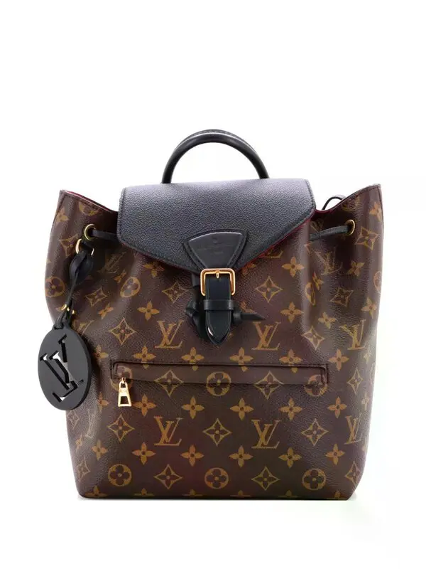 LOUIS VUITTON Montsouris Nm Monogram Canvas Pm Backpack - Black