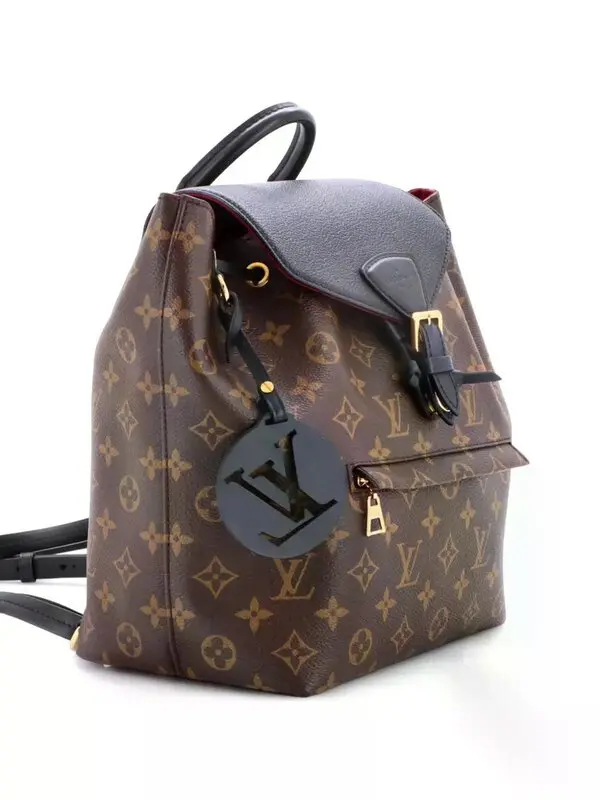 LOUIS VUITTON Montsouris Nm Monogram Canvas Pm Backpack - Black