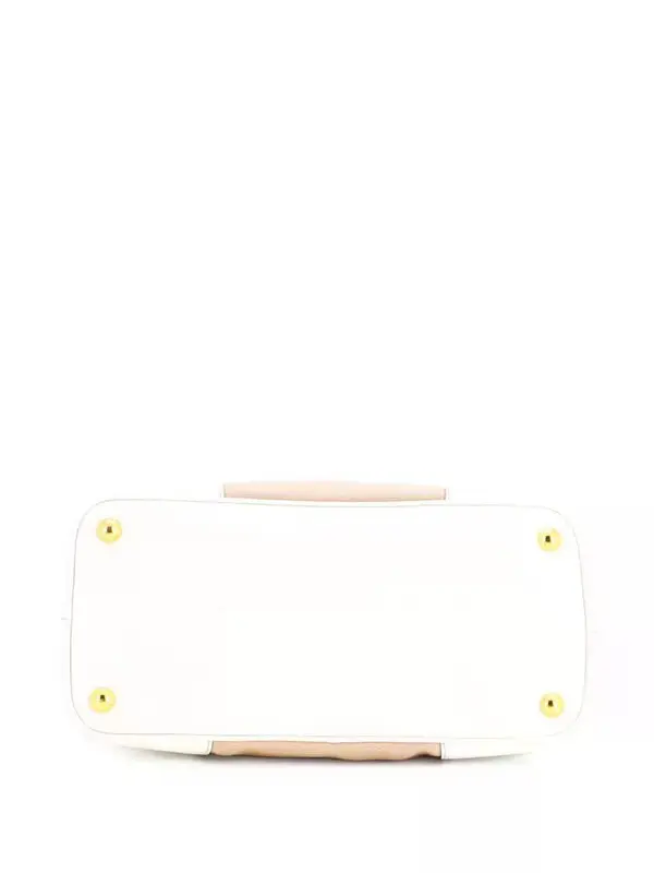 Prada Cuir Double Canvas And Saffiano Leather Medium Tote Bag