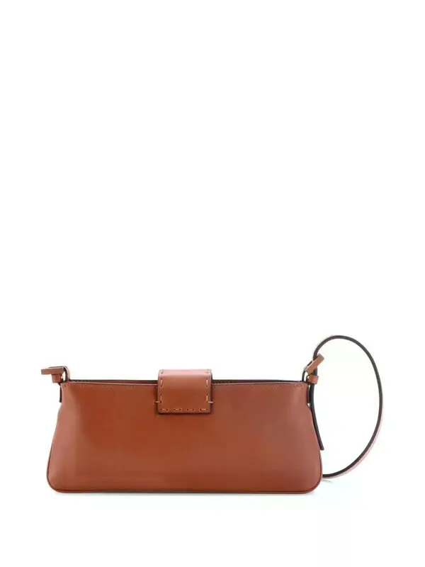Fendi Baby B. Leather Mini Shoulder Bag - Brown