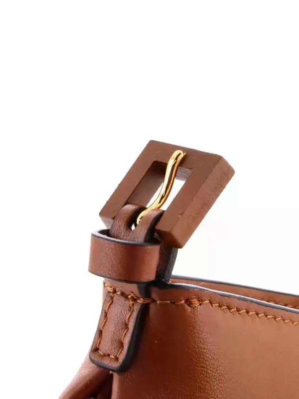 Fendi Baby B. Leather Mini Shoulder Bag - Brown