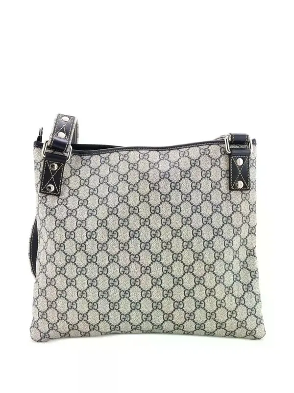 Gucci Gg Coated Canvas Large Messenger Bag