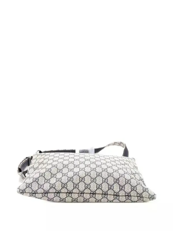 Gucci Gg Coated Canvas Large Messenger Bag