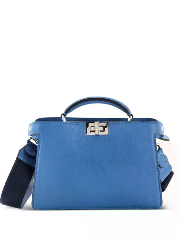 Fendi Peekaboo Iseeu X-cross Leather Shoulder Bag
