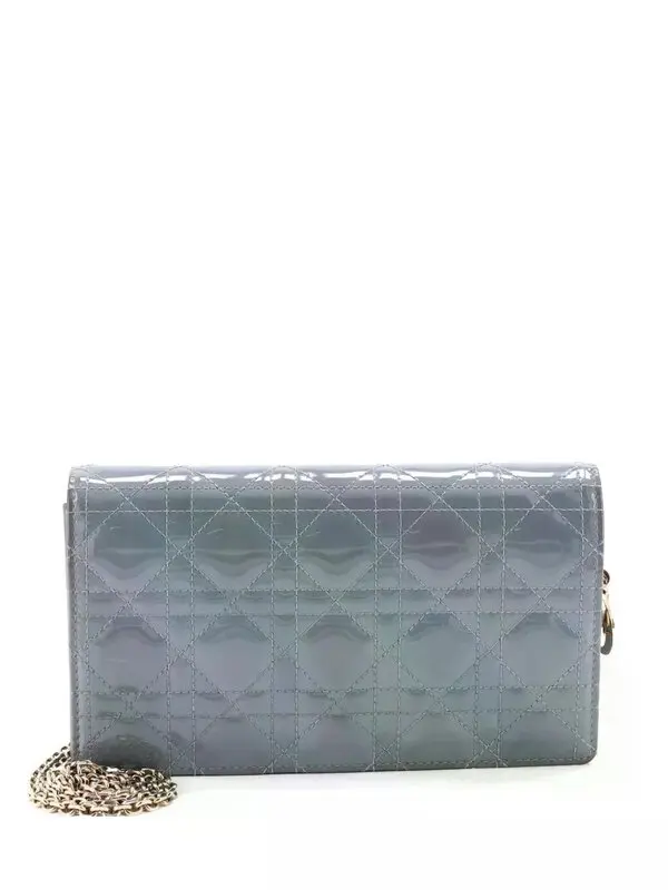 Dior Lady Chain Pouch Crossbody Bag - Blue