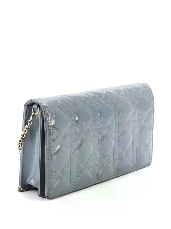 Dior Lady Chain Pouch Crossbody Bag - Blue