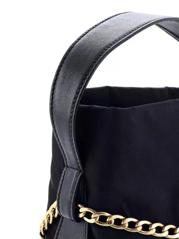 Prada Re-nylon And Nappa Leather Mini Bucket Bag