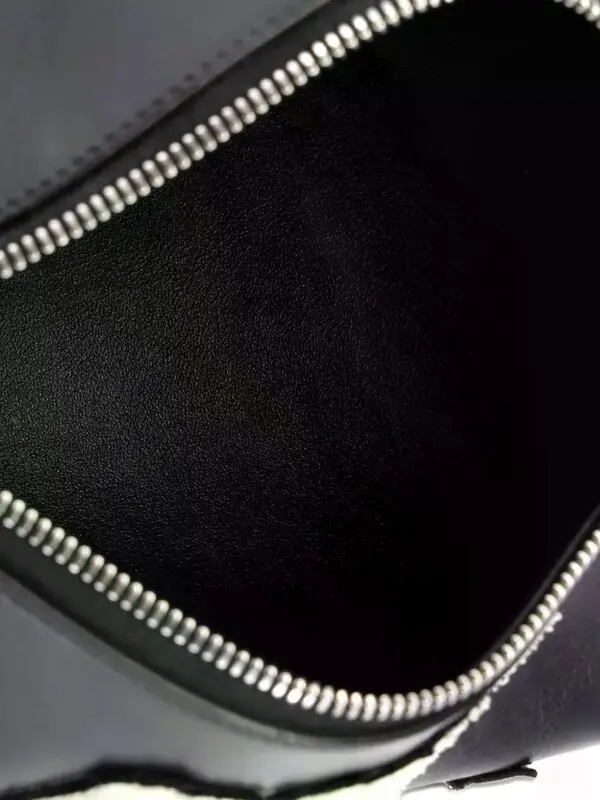 Celine Cylinder Leather Shoulder Bag With Applique