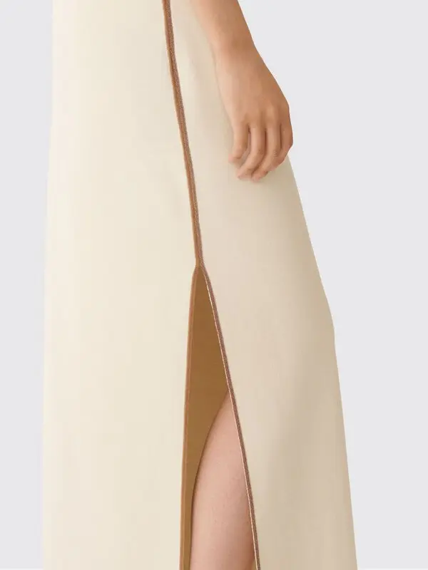 Fabiana Filippi Maxi Skirt With Side Slit
