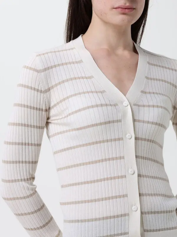 Max Mara Pedale Cashmere And Silk Blend Cardigan - Ivory